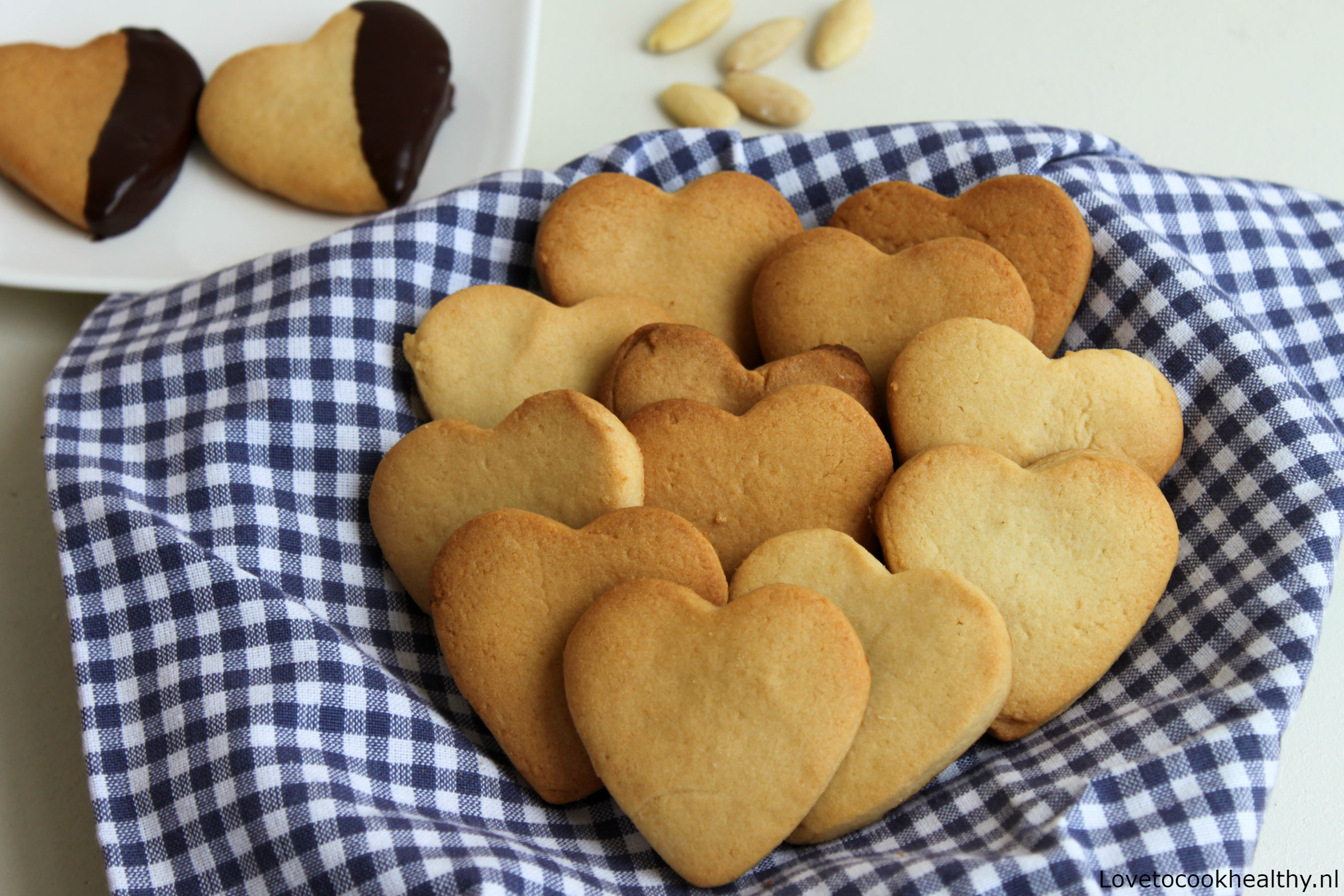 Amandel zandkoekjes | Love to cook healthy