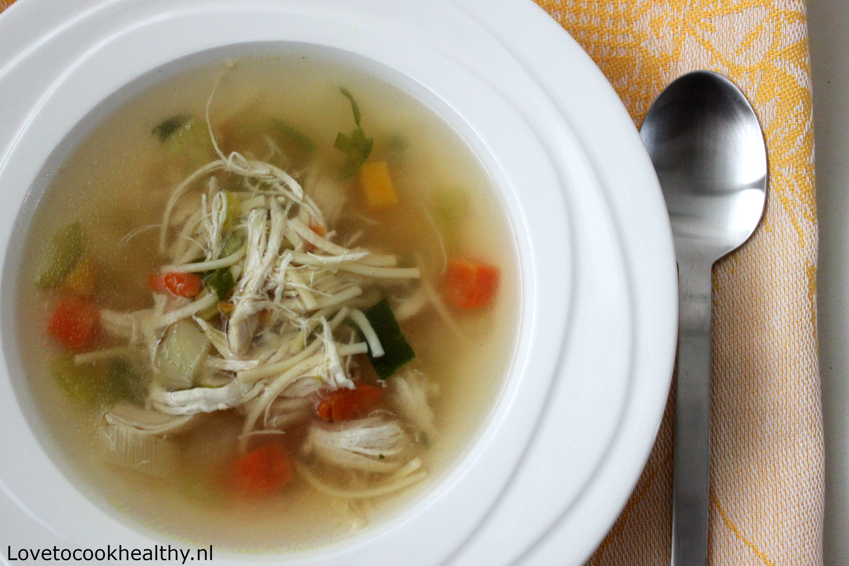 Makkelijke kippensoep | Love to cook healthy