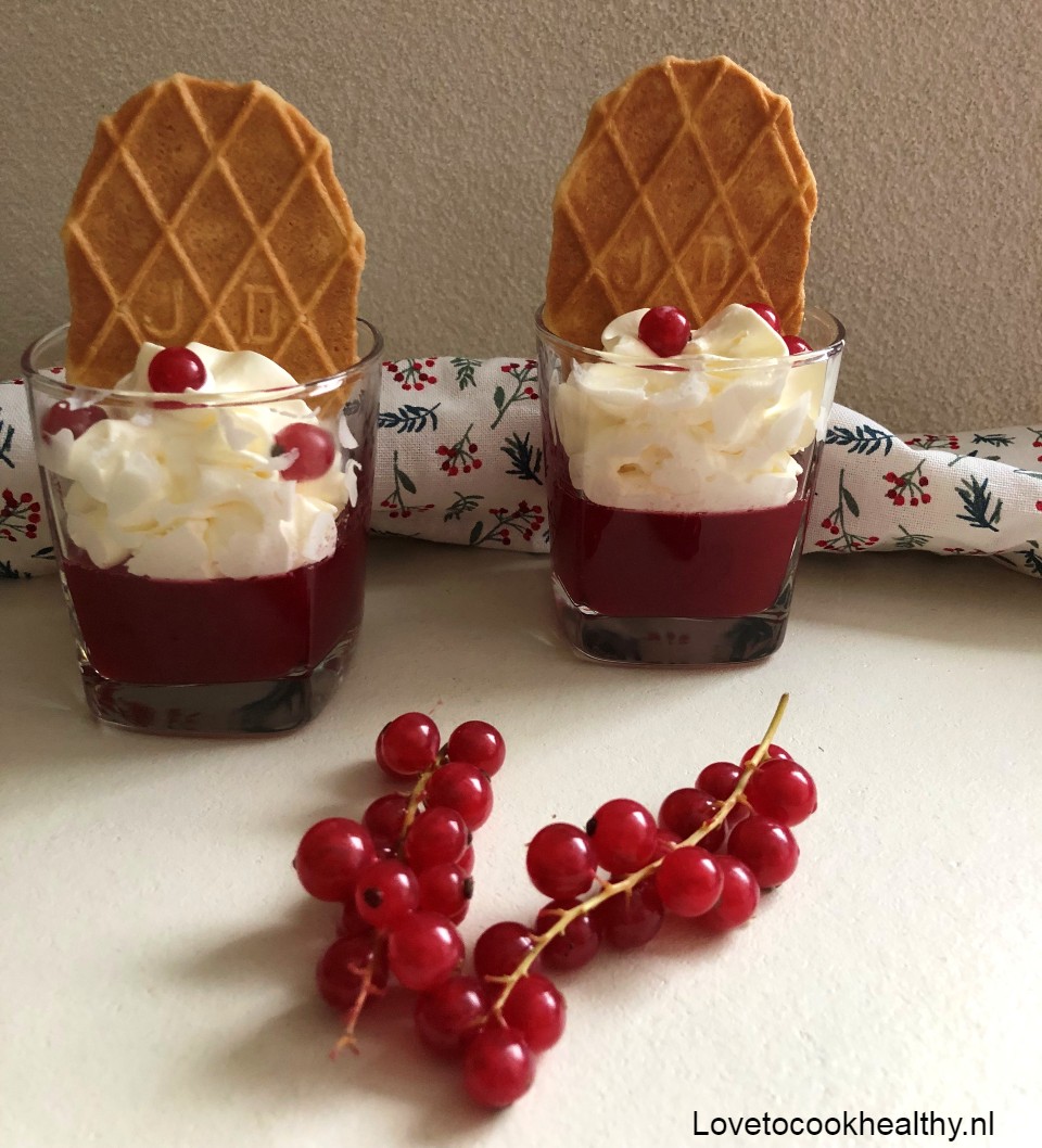 Rode bessen pudding | Love to cook healthy